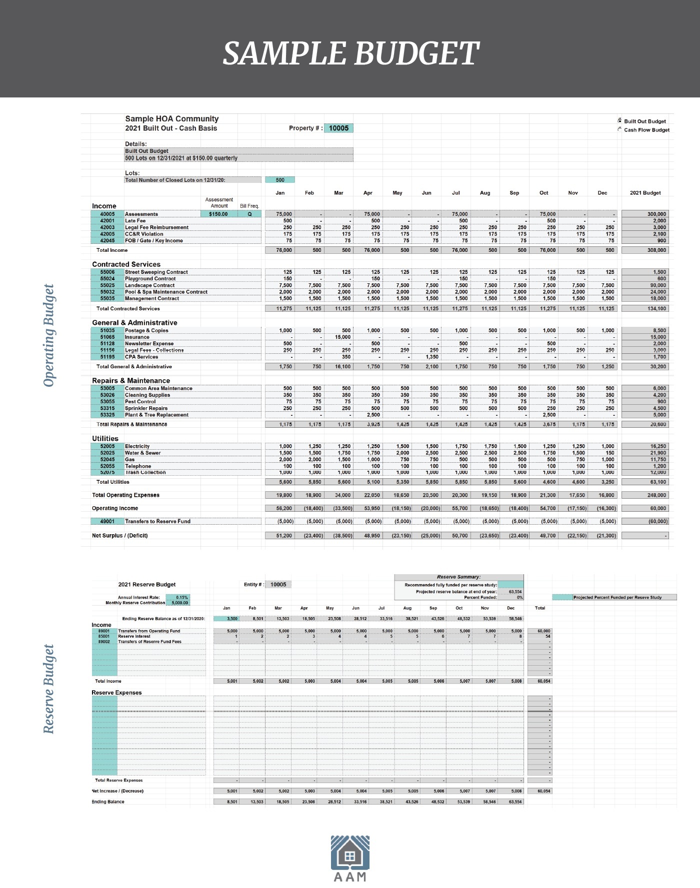 Reviewing HOA Financials - AAM